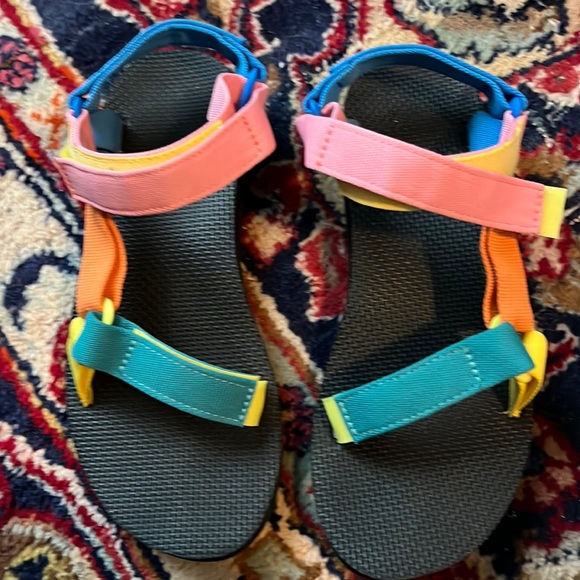 Teva | Shoes | Rainbow Tevas | Poshmark
